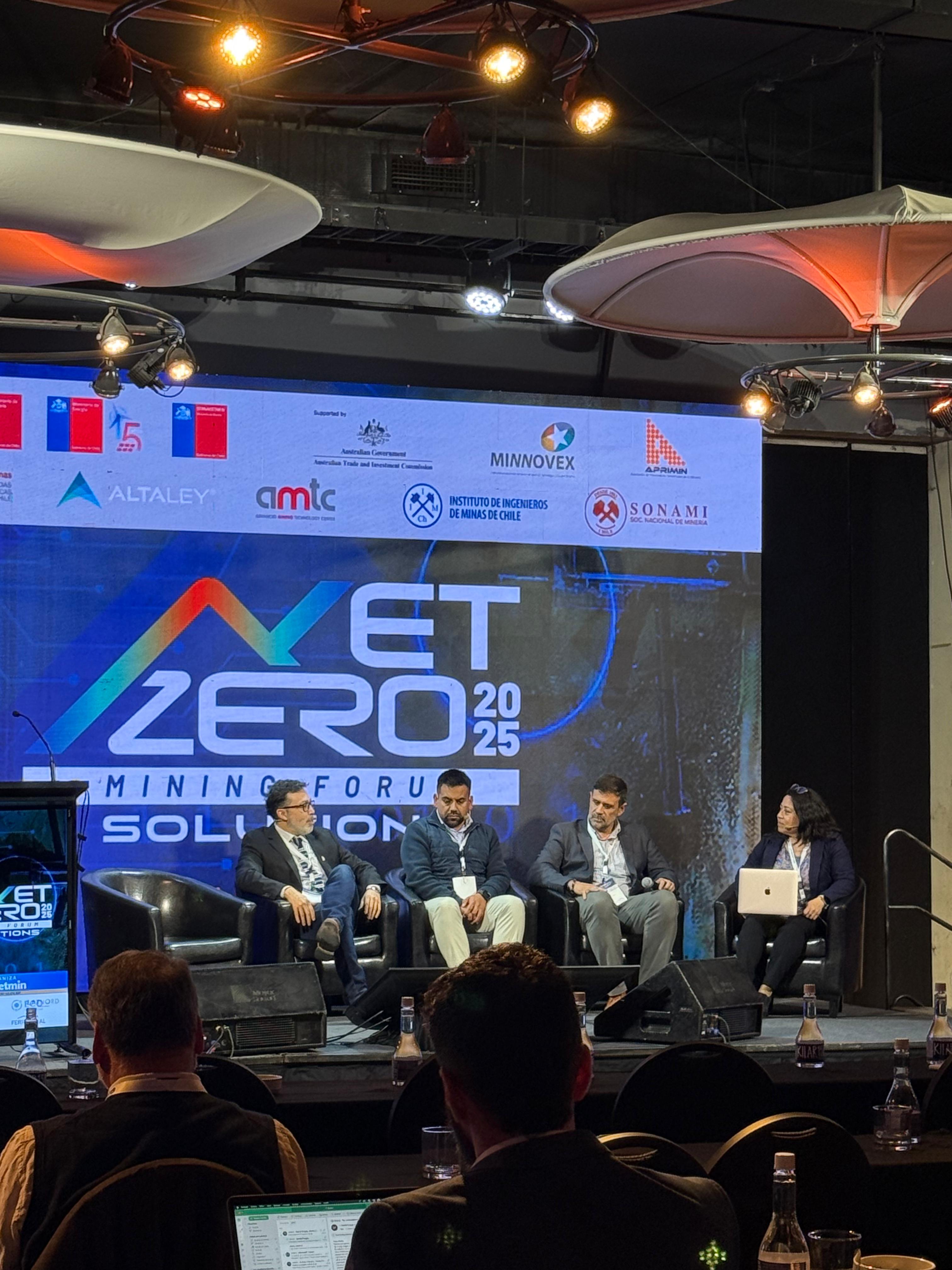 Participación del Departamento de Ingeniería de Minas en Net Zero Mining Forum Solutions 2025 ...